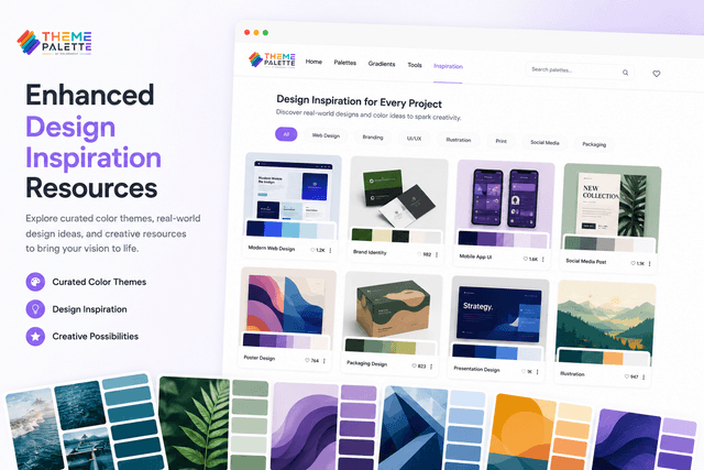 Theme Palette – Discover Beautiful Color Palettes & Themes